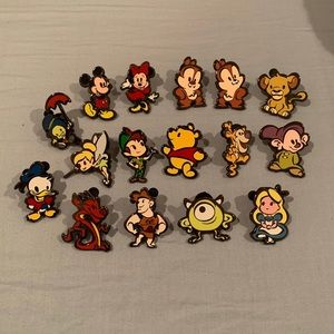 Disney | Accessories | Disney Cute Stylized Pin Set | Poshmark